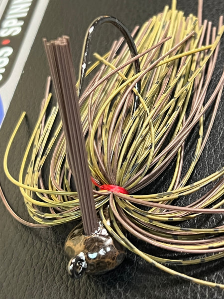 Round Rubber Jig - Crawdad – 911CustomLures.com