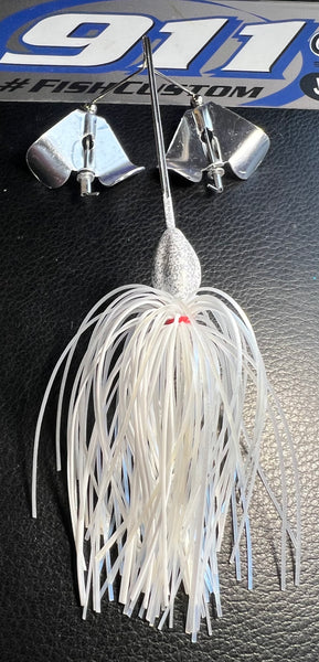 Buzzbait - LIL BUZZ - 3/8oz - Medium Blades – 911CustomLures.com